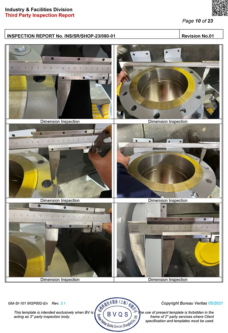 Third-Party Inspection Report,Angle Stop valve,Triple Eccentric ...